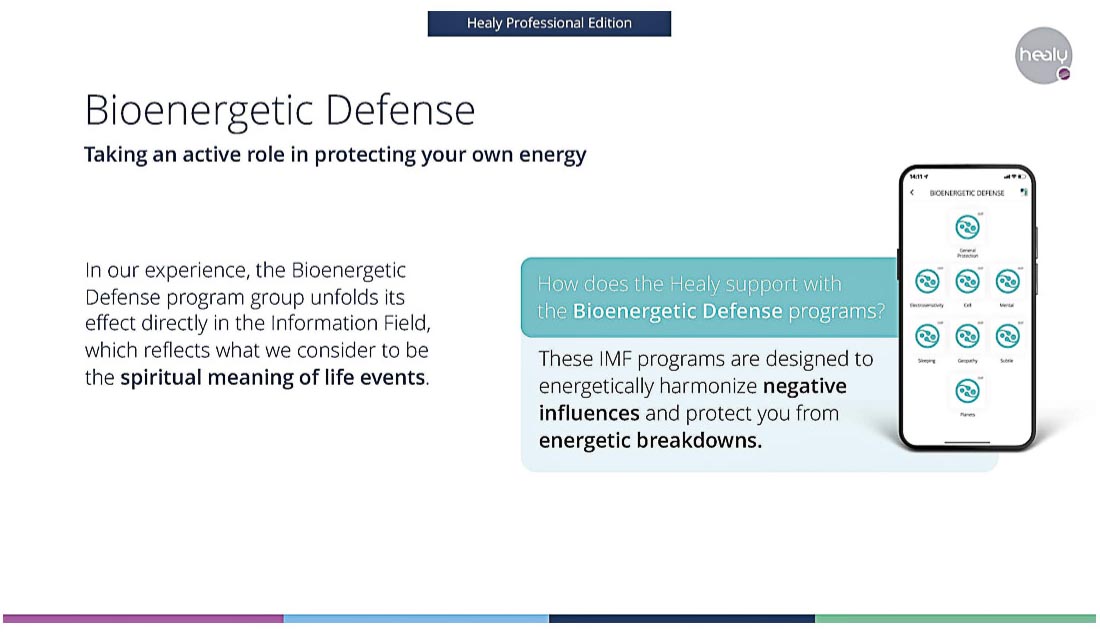 Healy, BioEnergetic, Defense, Module, App, programs, protect ...