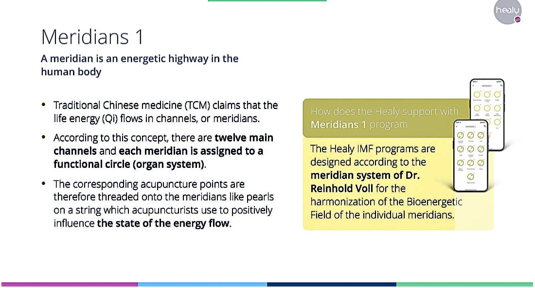Healy, Meridians 1, Edition, Apps, Module, meridians, holistic, health ...