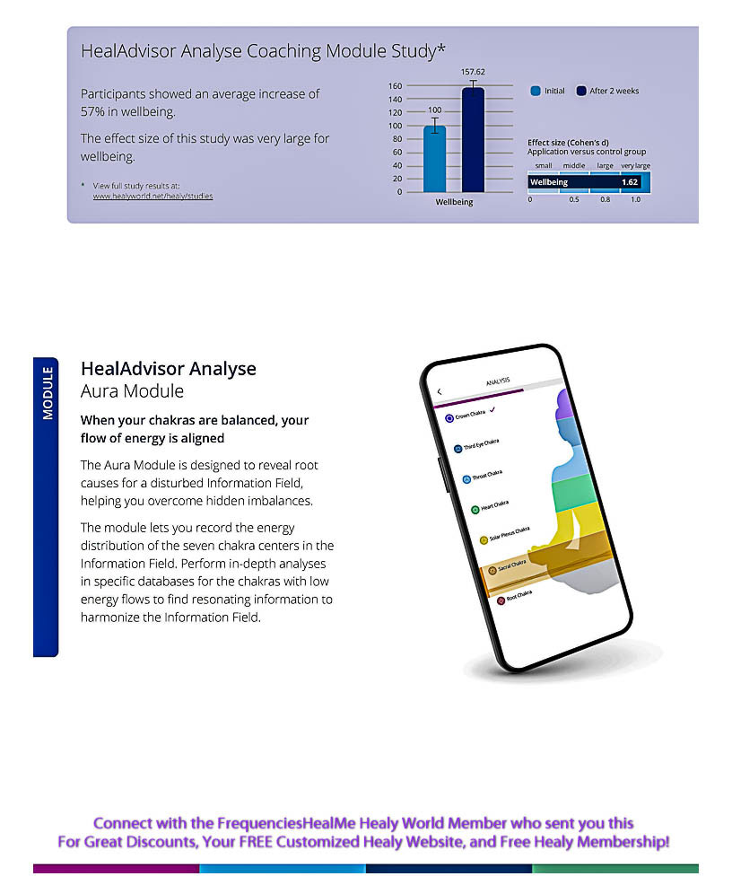 Resonance Plus Edition Device and Apps, Healy, brochure, Frequency ...